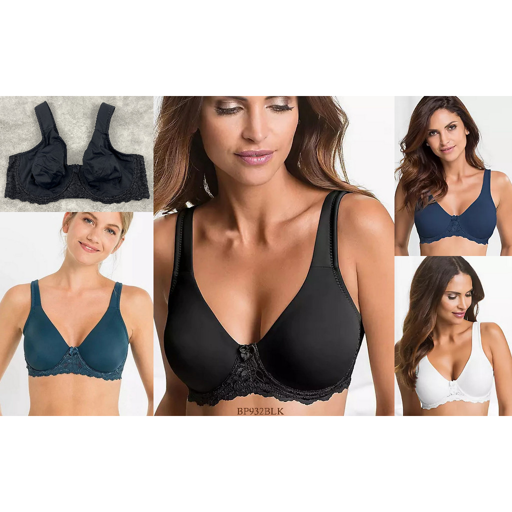 Jual Bra Wanita Kawat Underwire Full Cup Tanpa Busa BONPRIX Mix Lace Premium Jumbo Big Size ...