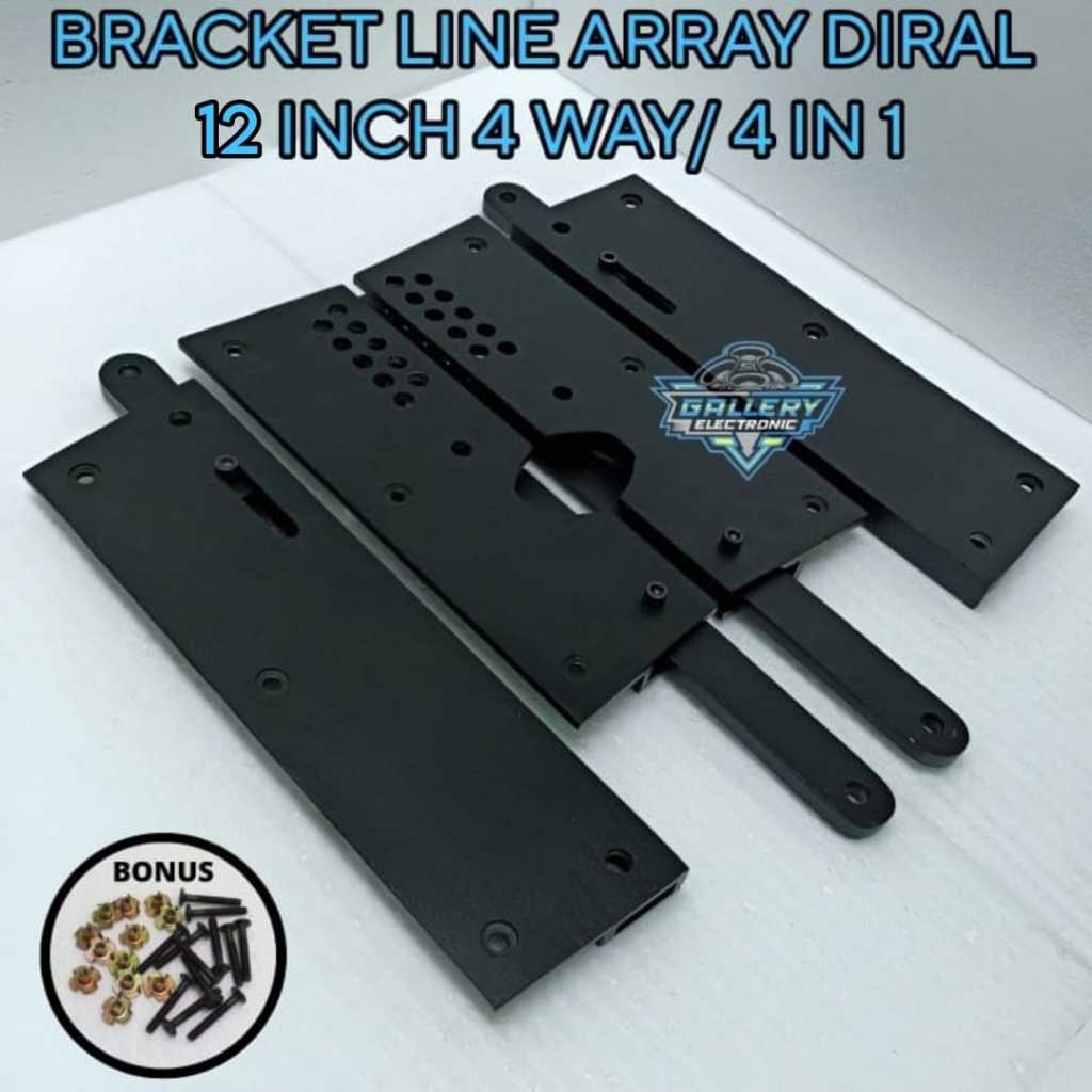 Jual Bracket Line Array Diral 4 in 1 Ukuran Box Speaker 12'' 4 WAY ...