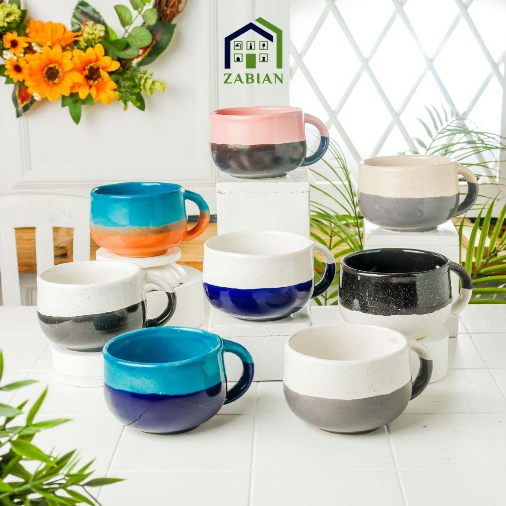 Jual Zabian - Cika 230ml | Mug Keramik Coffe Latte Cangkir Minimalis ...