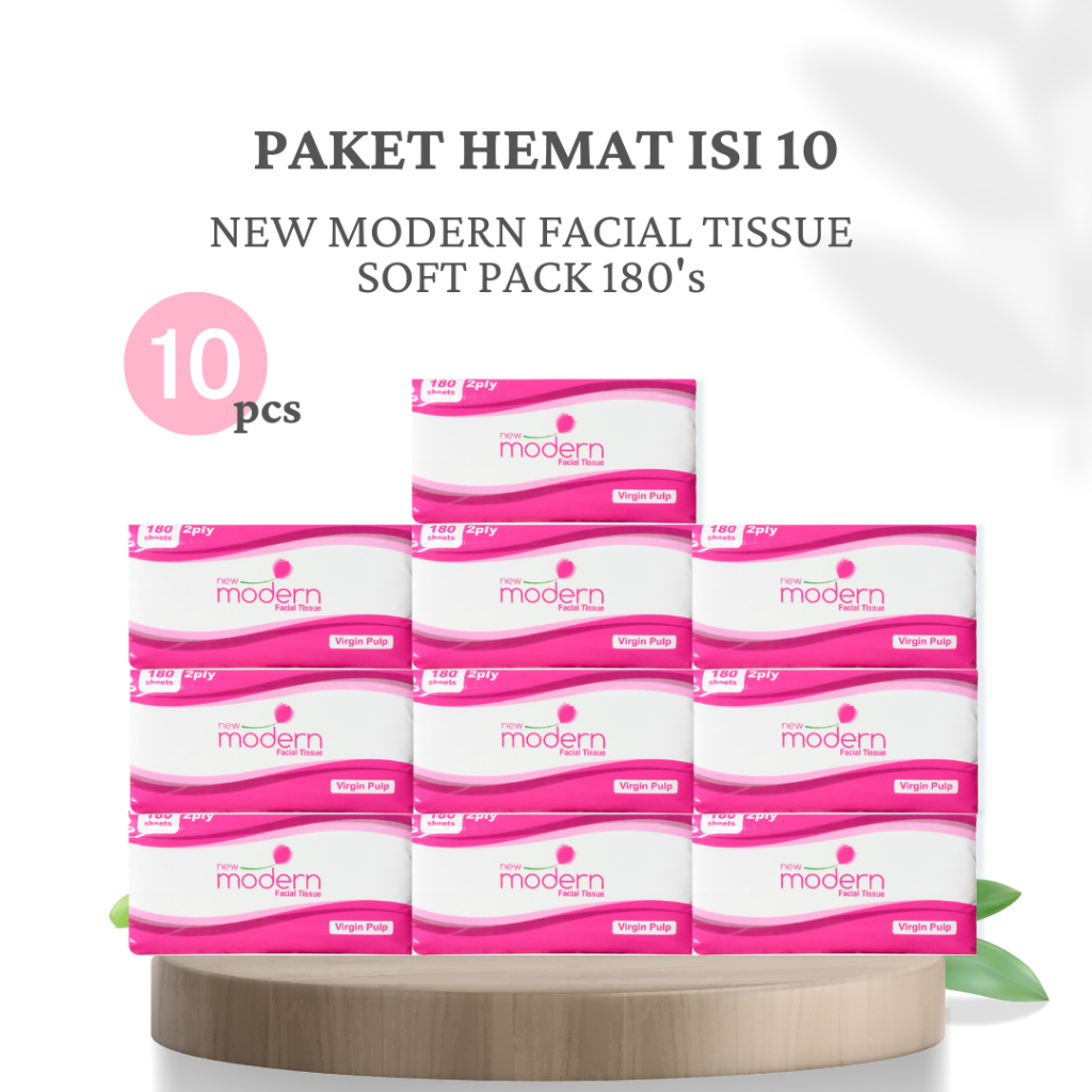 Jual [DAPAT 10 YA] Tissue Modern 180 Lembar Tisue 180 Sheet Tisu 180 ...