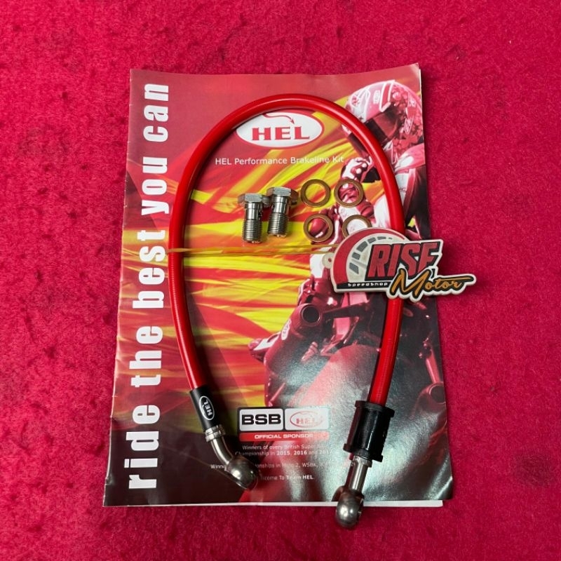 Jual Selang Rem Hell 45 cm Merah | Shopee Indonesia