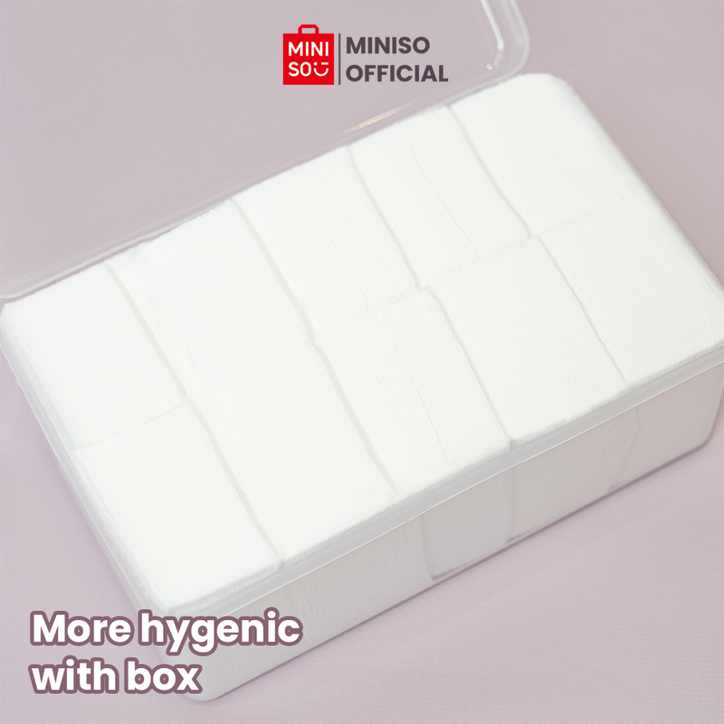 Jual MINISO Official Kapas Wajah Tipis 1000 pcs / Kapas Toner Facial ...