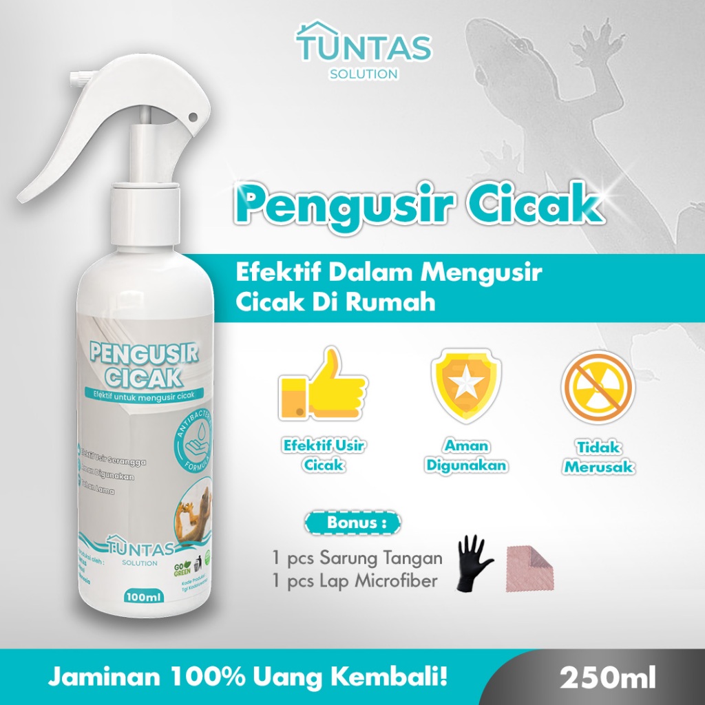 Jual TUNTAS Pembasmi Cicak Pengusir Cecak Penghilang Cicak Paling Ampuh ...