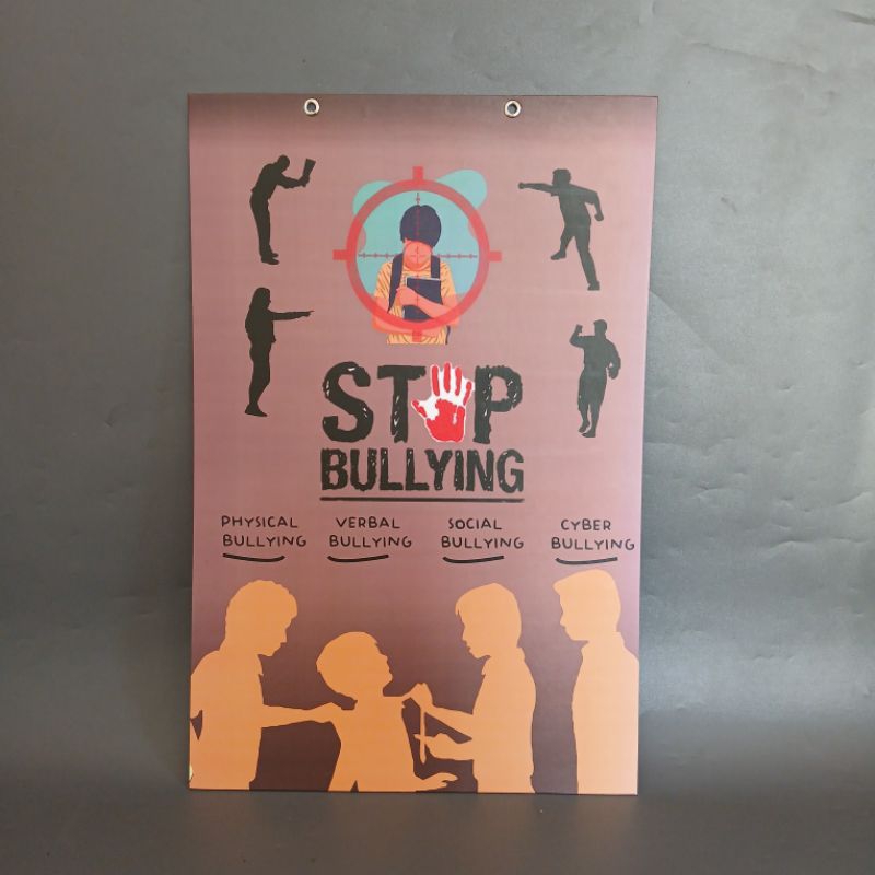 Jual Hard Poster Stop Bullying - Hard Poster Jenis Bulying - Poster ...