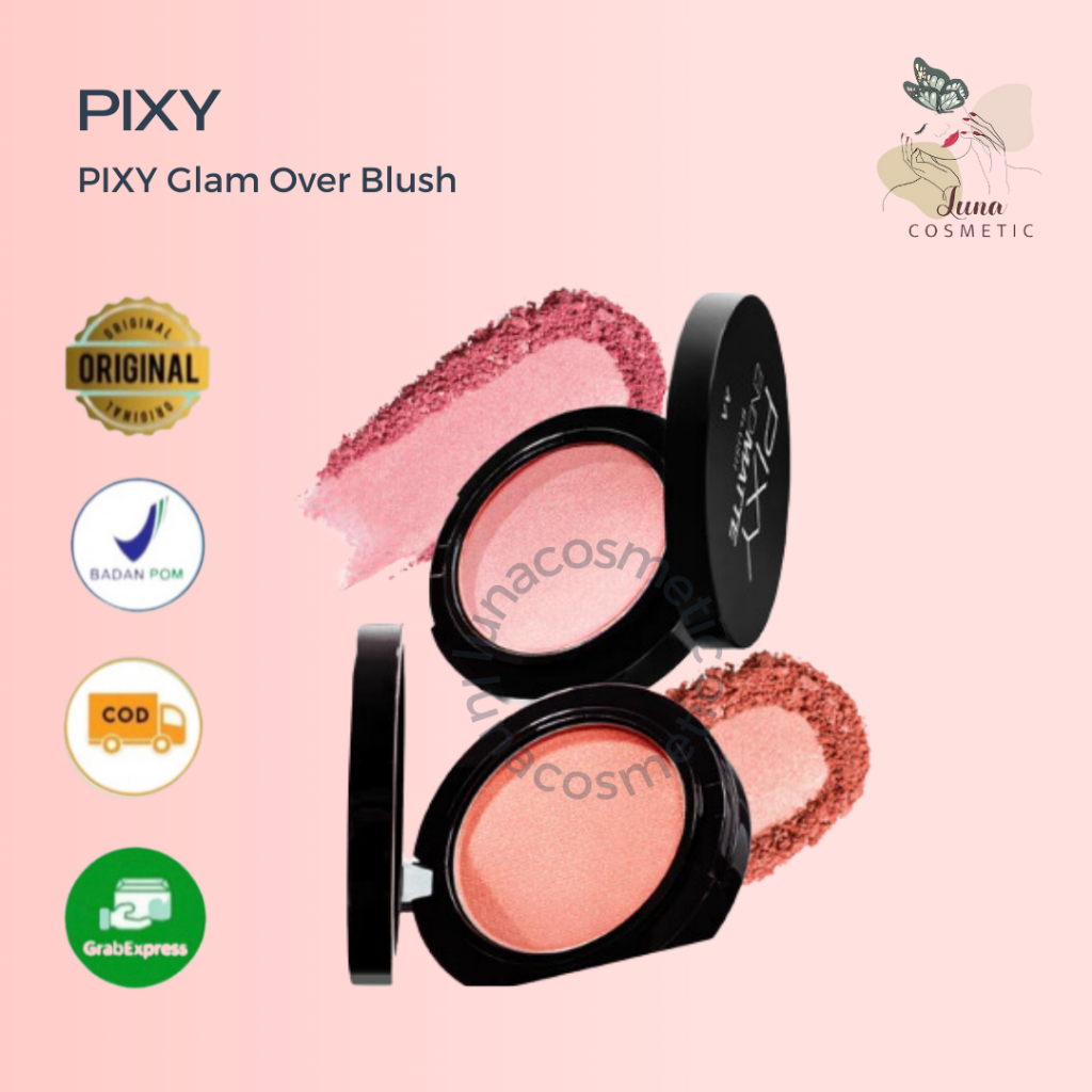 Jual PIXY GLAM OVER BLUSH 4gr | Shopee Indonesia