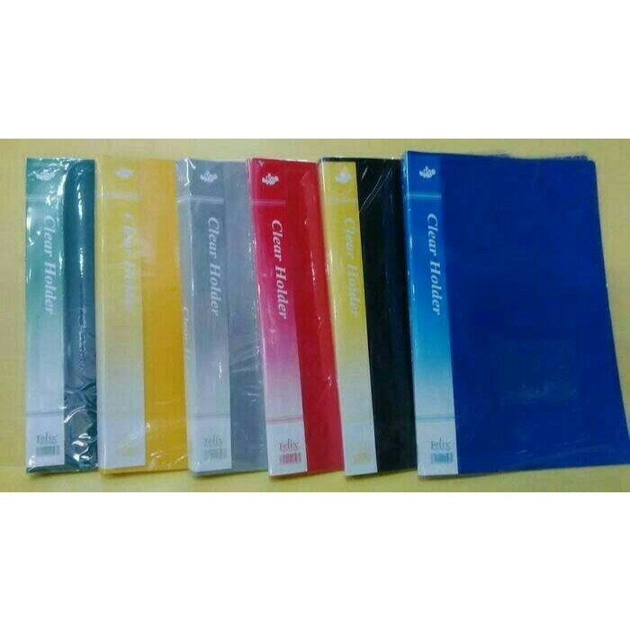 Jual Display Book / Map Clear Holder Album Ukuran Besar F4 100 sheet ...
