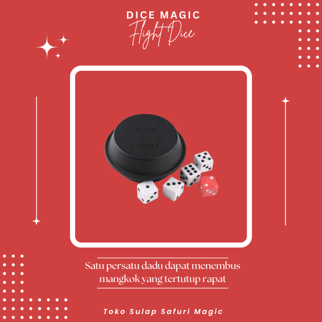 Jual Alat Sulap Flight Dice - Sulap Dadu Pindah - Dadu Sulap - Dadu Magic - Toko Sulap | Shopee ...