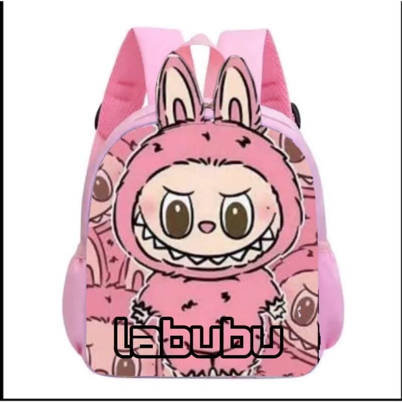 Jual Tas Sekolah Karakter Boneka labubu Tas Ransel Anak kekinian Tas Anak TK PAUD Tas Anak Viral ...