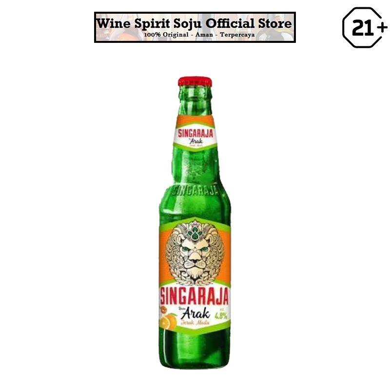 Jual Bir Singaraja Arak (Jeruk Madu) 330ml | Shopee Indonesia