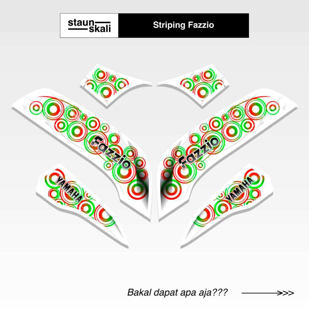 Jual Striping Fazzio Variasi (20) Full Body Custom Original 2022 2023 ...