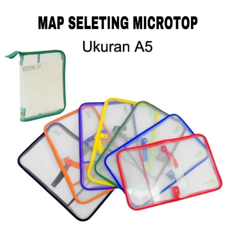 Jual BOS Map Zipper Ukuran A5/Map Sleting/Zipper Bag/File Sleting/Tas ...