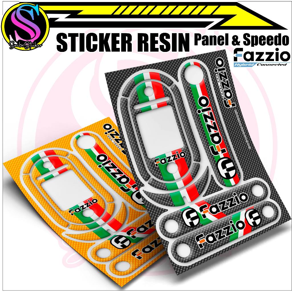 Jual PANEL.6/STIKER PANEL DEPAN FAZZIO/PANEL SPEEDOMETER FAZZIO 125 ...