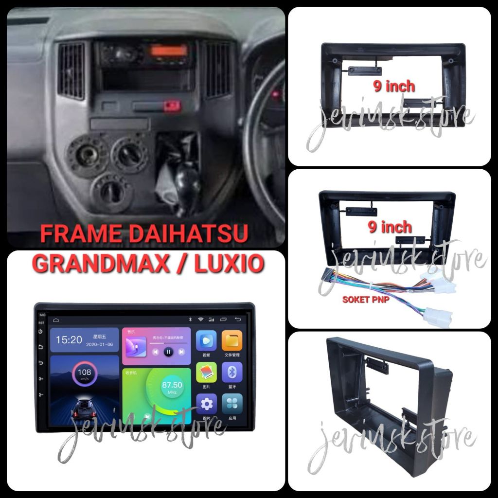 Jual Frame Head Unit Double Din Android Daihatsu Grandmax / Luxio 9 ...