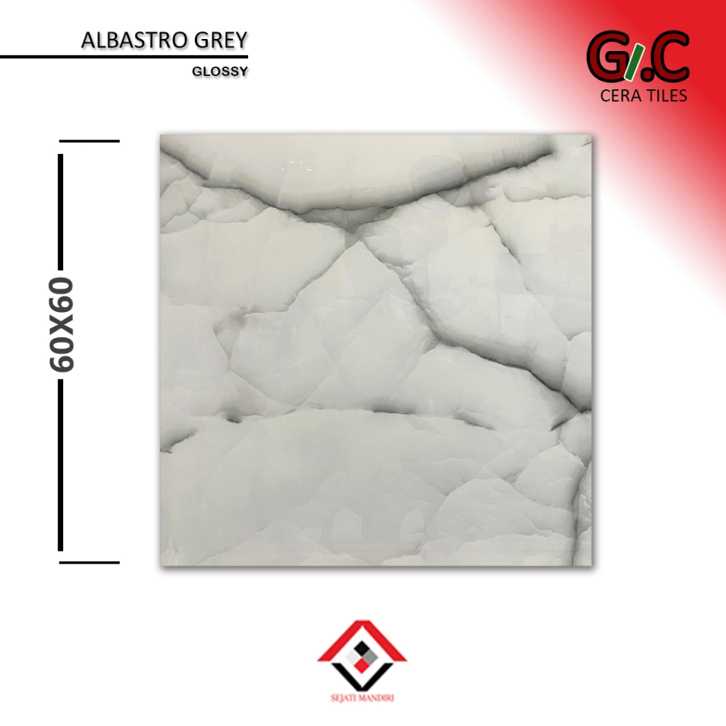 Jual granit 60x60 motif marmer - gc cera tiles albastro grey | Shopee Indonesia