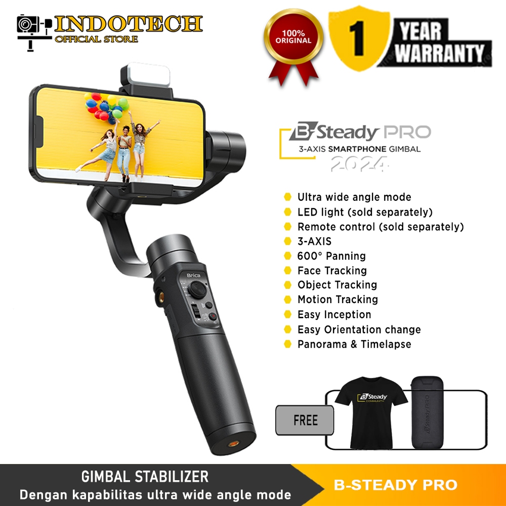 Jual BRICA B-STEADY PRO 2024 3 - AXIS GIMBAL - FREE T SHIRT GARANSI ...