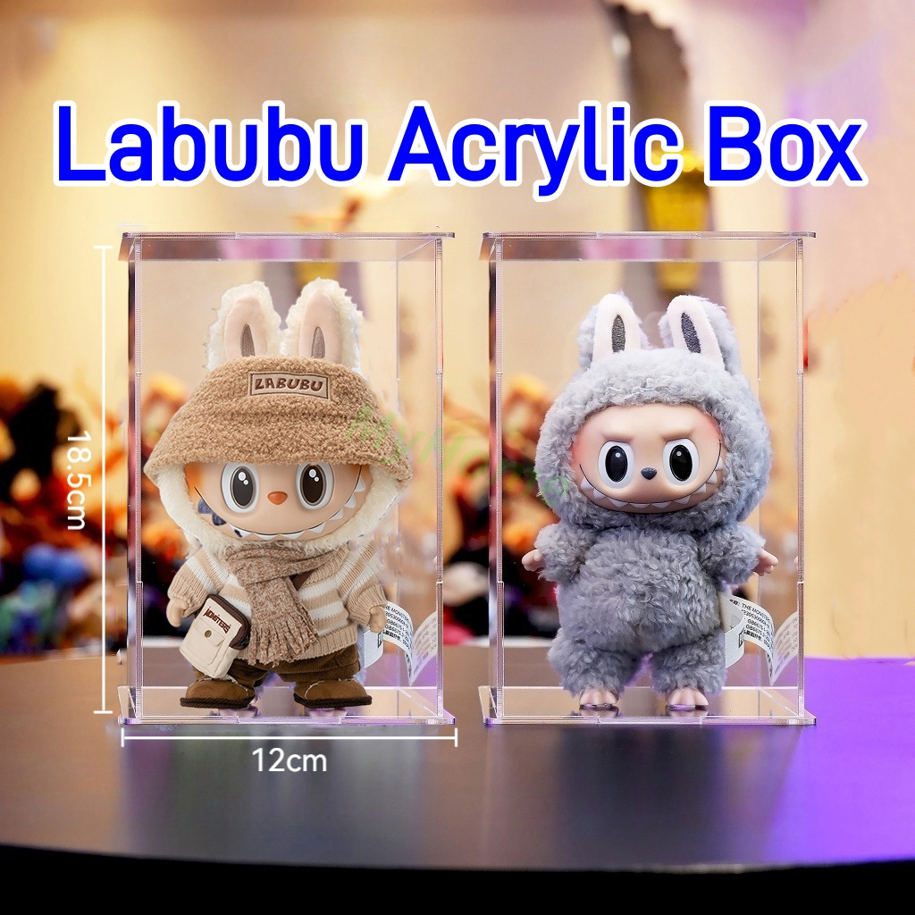 Jual kotak figur Box Display Figure box labubu/Upset Duck Rak Display ...