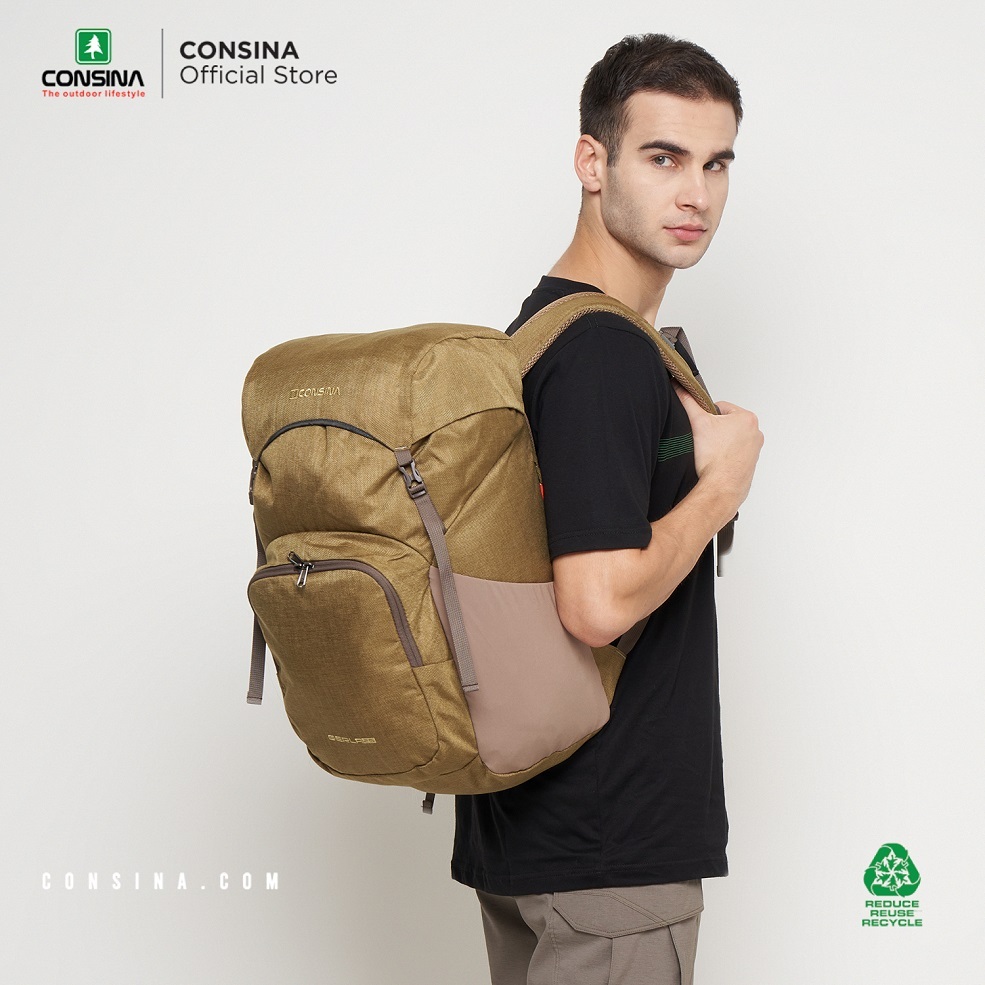 Jual Consina Gerla Ransel Laptop Outdoor Travel Backpack Top Load ...