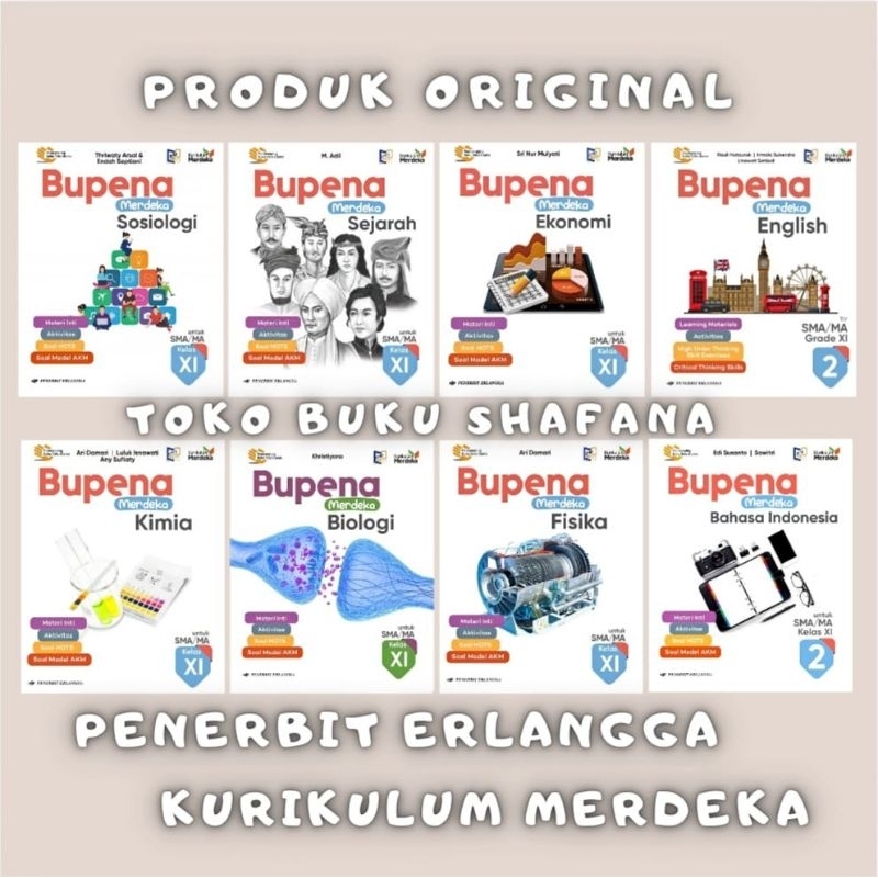 Jual Buku Bupena Merdeka Kelas 11 XI / 2 SMA Kurikulum Merdeka Km Penerbit Erlangga - Kimia ...