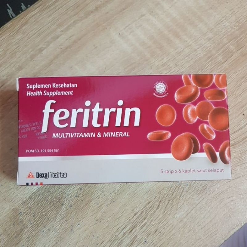 Jual FERITRIN BOX 30 KAPLET | Shopee Indonesia