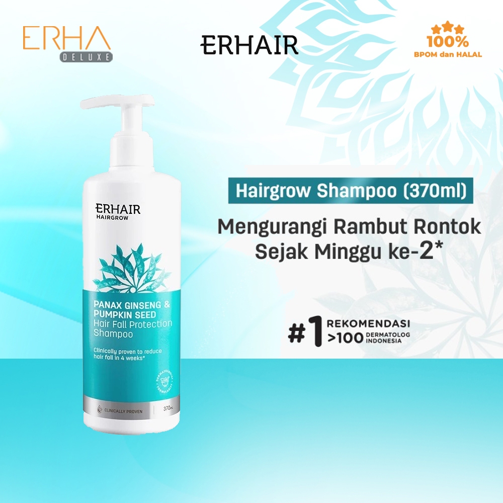 Jual ERHA ERHAIR Shampoo Penumbuh Rambut Rontok ERHA Hairgrow 370 ml ...