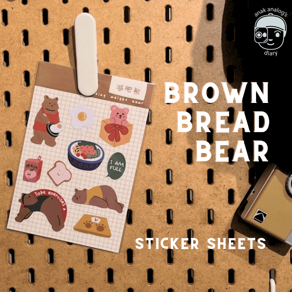Jual Brown Bear Sticker Sheet | Shopee Indonesia