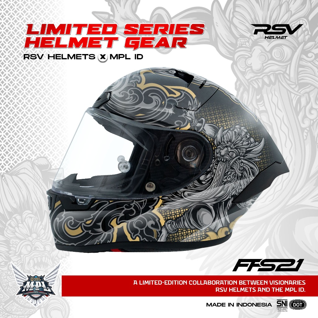 Jual RSV Helmets x MPL ID Exclusive Collaboration - Helm RSV Full Face ...