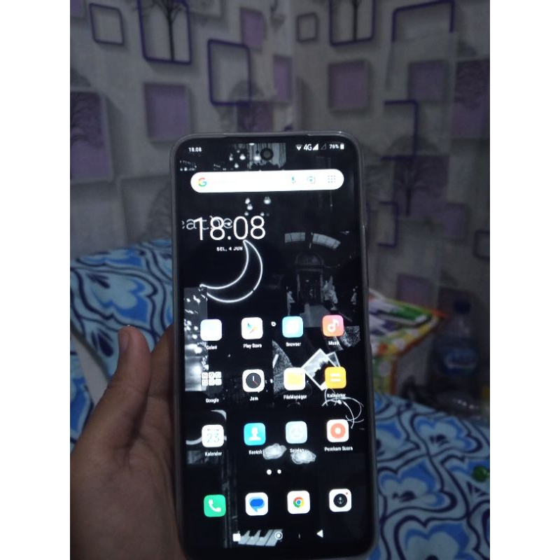 Jual Redmi 12 fullset second ram 8+8/256 hp redmi second barang bagus ...