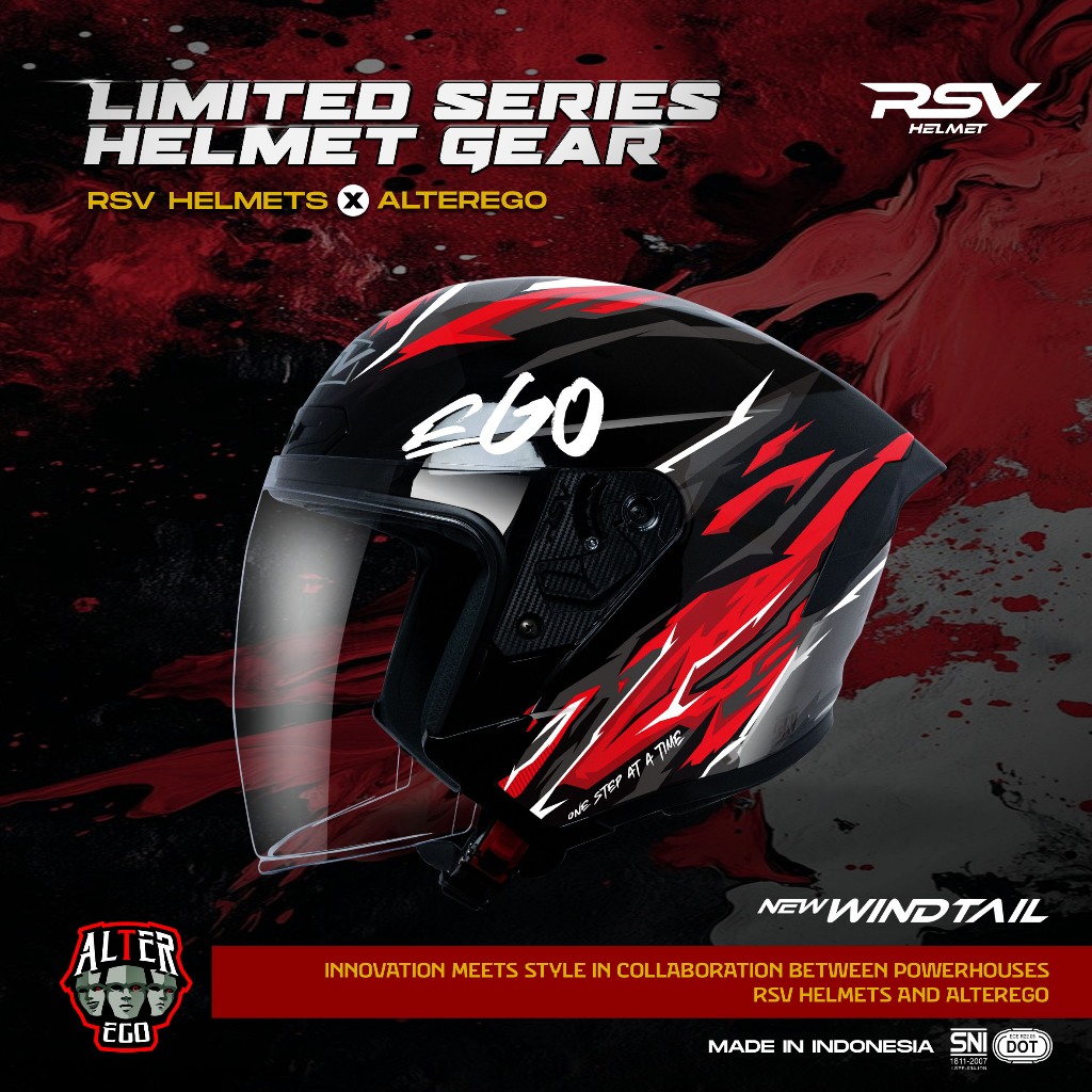 Jual RSV Helmets x Alter Ego Exclusive Collaboration - Helm RSV New ...