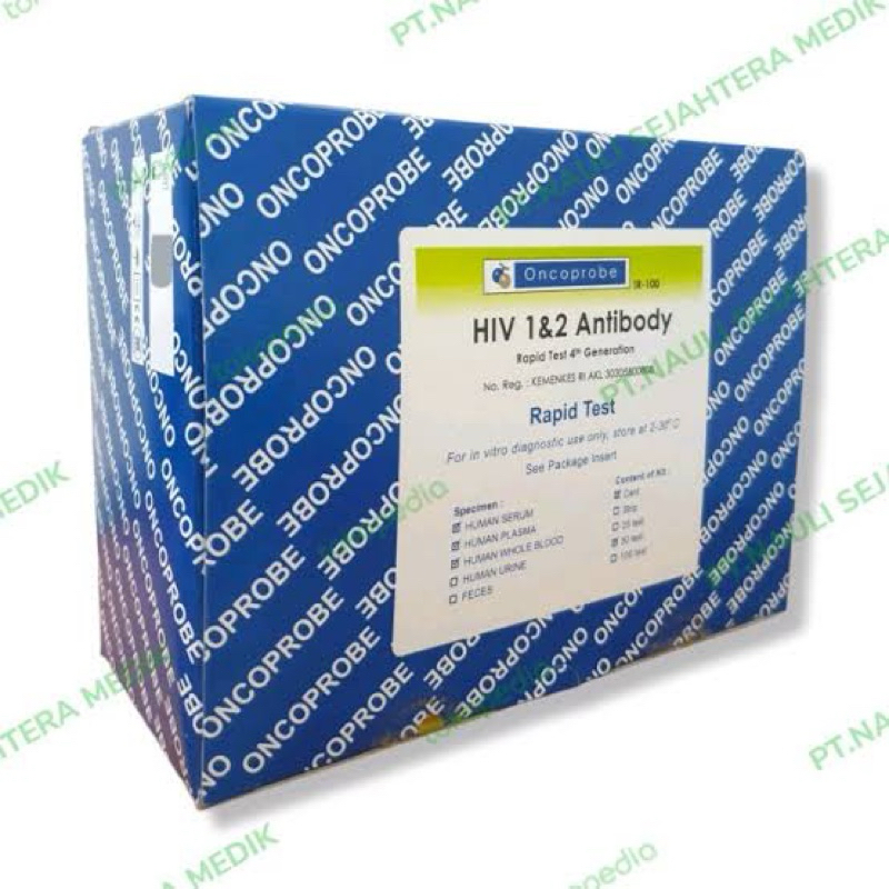 Jual Rapid test Hiv Card Oncoprobe isi 50 (kemasan lama) | Shopee Indonesia