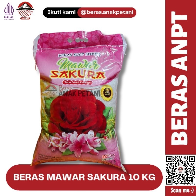 Jual Beras MAWAR SAKURA 10 KG | Shopee Indonesia