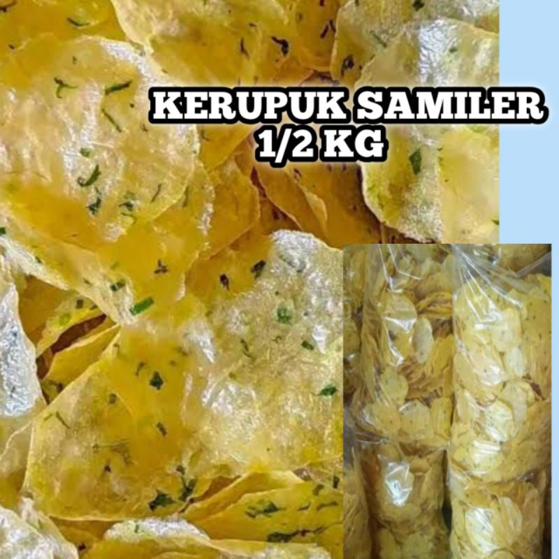 Jual OPAK SINGKONG KERUPUK SAMILER KERIPIK JALEPAK KECIMPRING MENTAH ...
