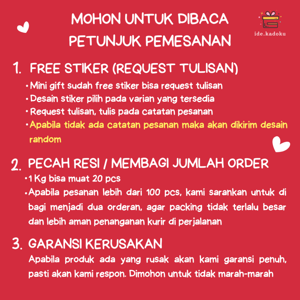 Jual Mini Gift Snack Tema Merah / Mini Hampers / Mini Gift Ulang Tahun ...