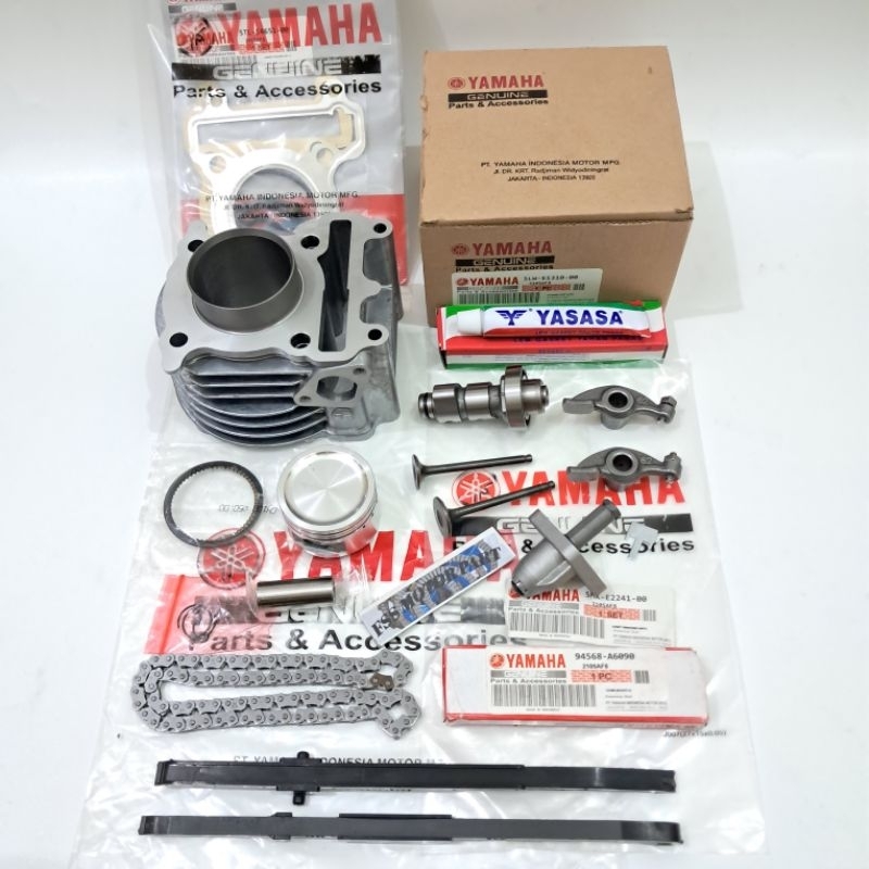 Jual Paket Blok Seher 5TL Cylinder Komplit Yamaha Mio Lama Mio Sporty 9 Item | Shopee Indonesia
