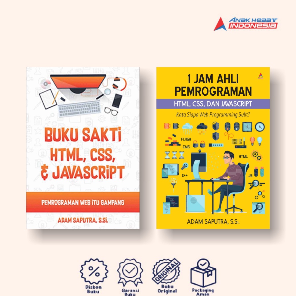 Jual Buku Sakti HTML 1 Jam Ahli Pemrograman HTML CSS dan Javascript ...