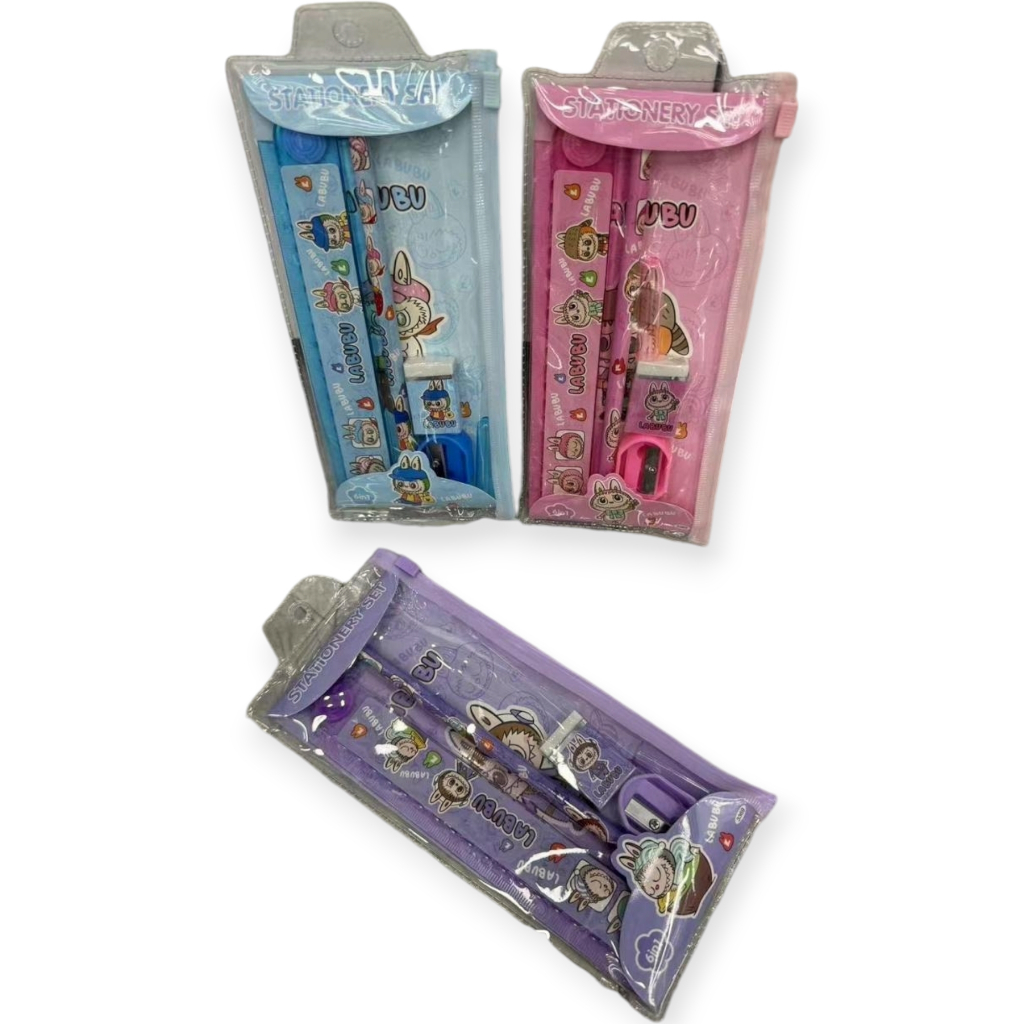 Jual STUDY SET + POUCH 3369 LABUBU SANRIO / STATIONERY SET / SET ALAT ...