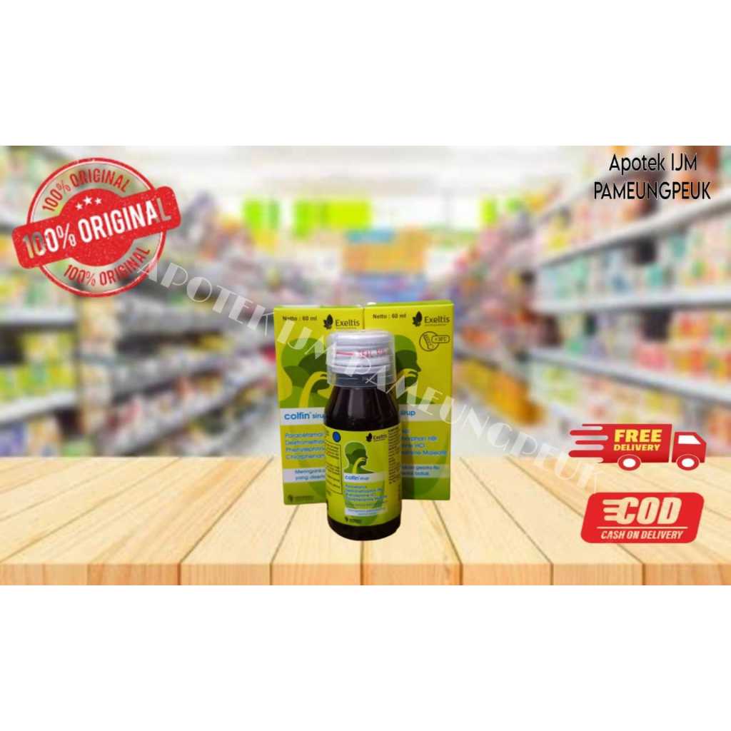 Jual Colfin Sirup untuk Meringankan Gejala Flu (60 ml) | Shopee Indonesia