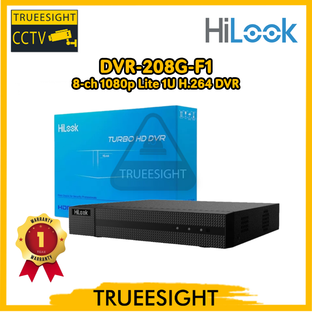 Jual DVR HILOOK 8CH 2MP DVR-208G-M1/T | Shopee Indonesia