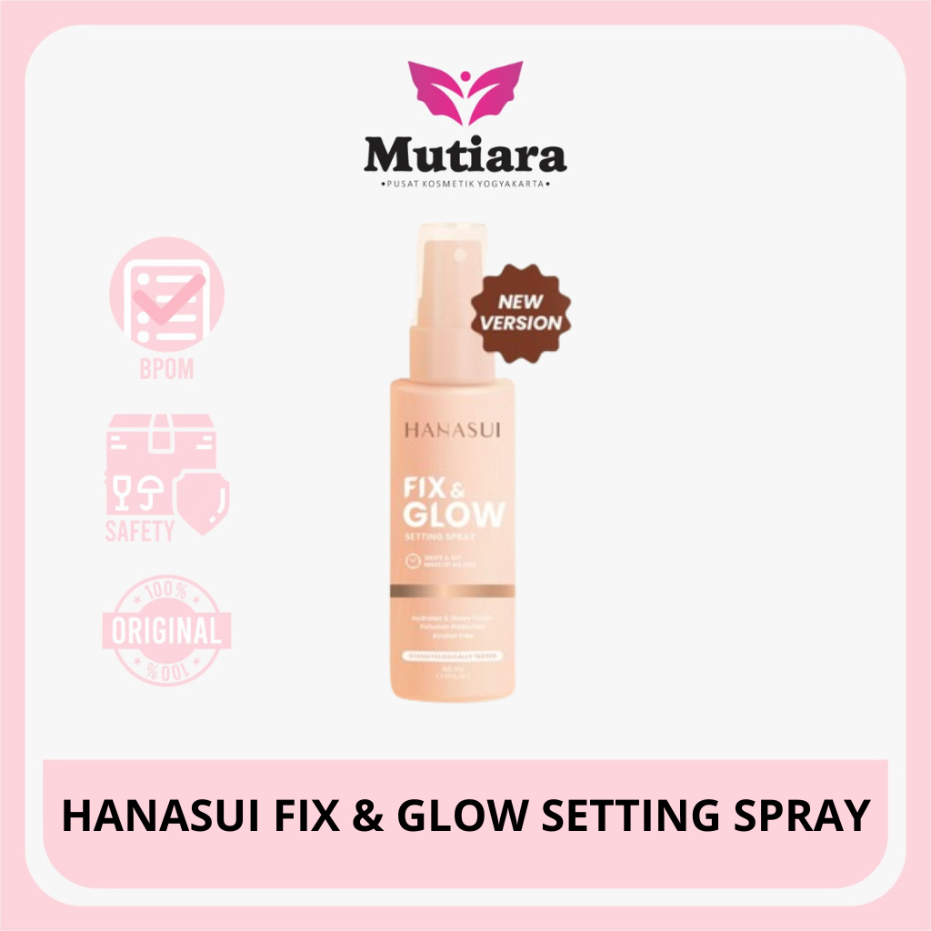 Jual HANASUI FIX GLOW SETTING SPRAY 60ML | Shopee Indonesia