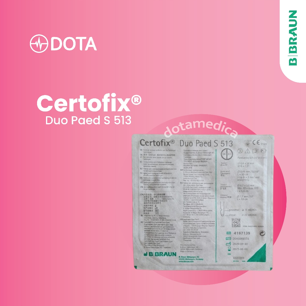Jual Certofix Trio Paed S 513 CVC Set (BBRAUN) | Shopee Indonesia