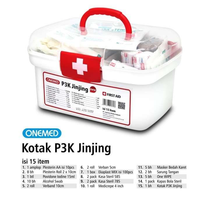 Jual 1 SET P3K First Aid Kit Onemed | Shopee Indonesia