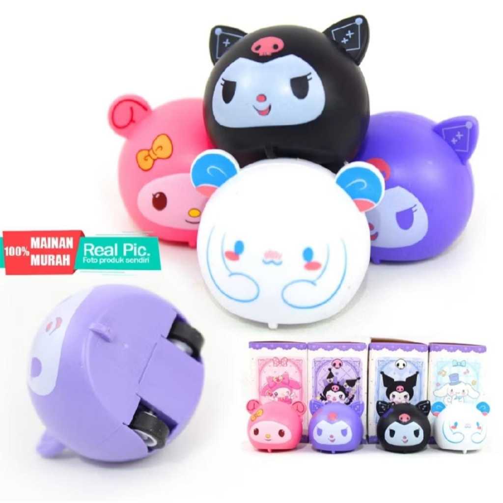 Jual Action Figure KUROMI x MY MELODY - pull back car Miniatur Pajangan ...