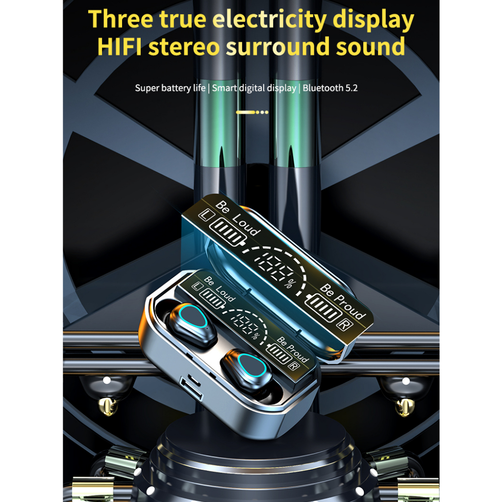 Jual MOCHO G28 TWS Wireless Bluetooth 5.2 Headphone Stereo Sports ...