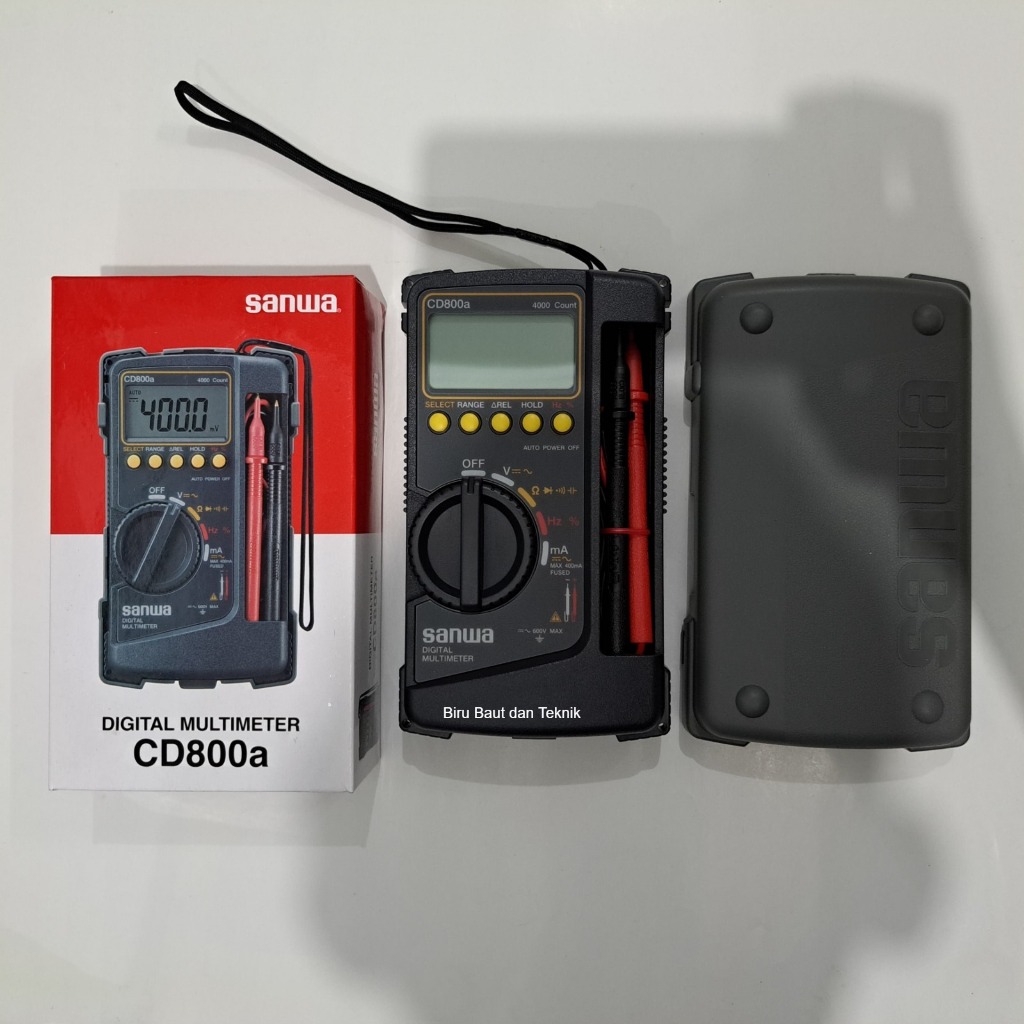 Jual DIGITAL MULTITESTER SANWA ORIGINAL CD800A | Shopee Indonesia