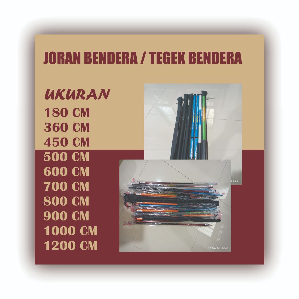 Jual Joran Tegek Cagak Bendera Murah Berkualitas tidak mudah patah ...