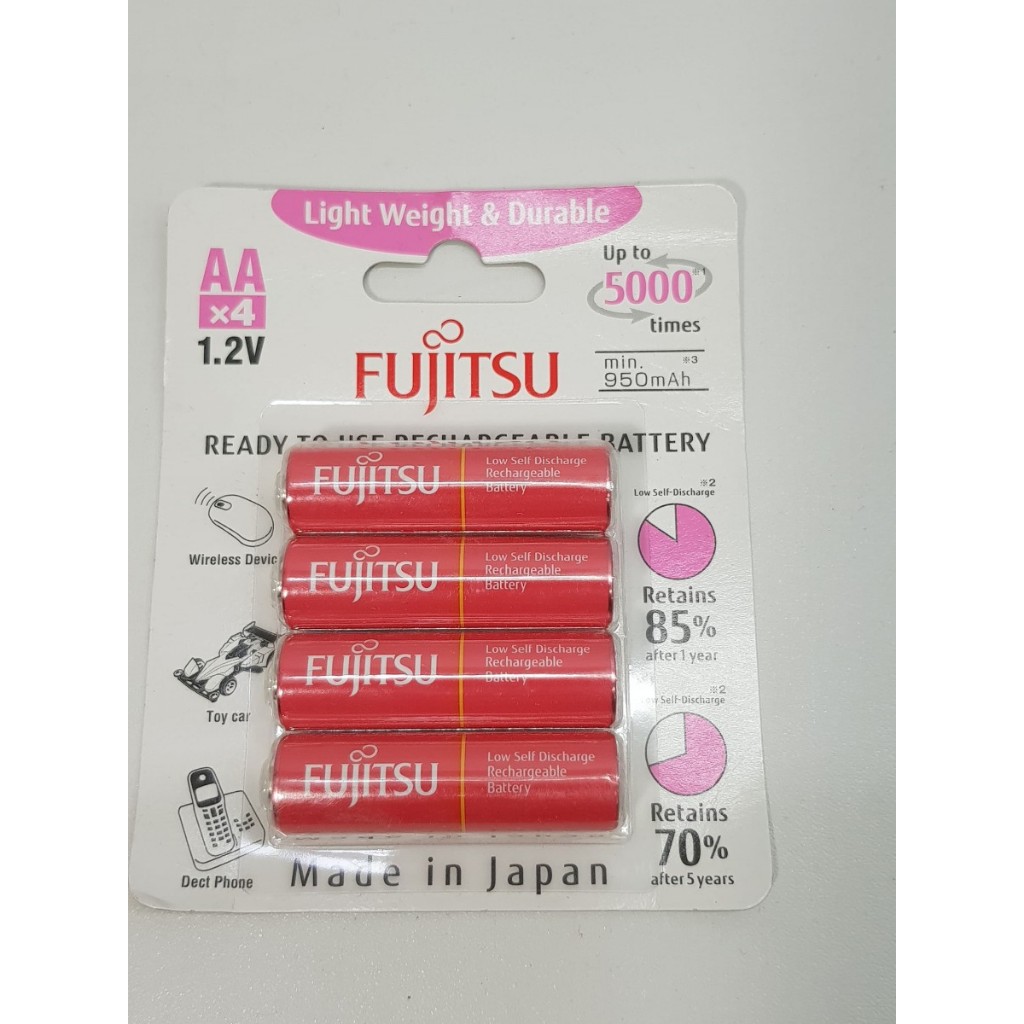 Jual Baterai / Battery Fujitsu PINK 4 Pcs AA 950mAh (Made In Japan ...