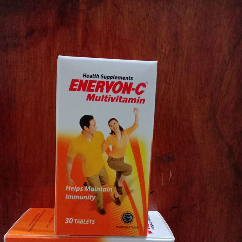 Jual Enervon-c Multivitamin 30 tab, suplemen vitamin untuk membantu ...
