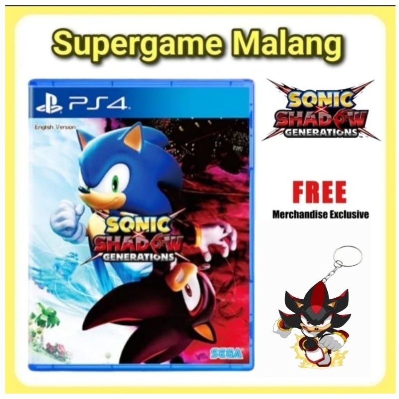 Jual Sonic X Shadow Generations PS4 Generation PS 4 CD Game Gaming ...