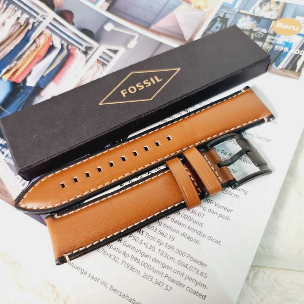 Jual Strap Tali Jam Tangan Kulit Genuine 22MM | Shopee Indonesia