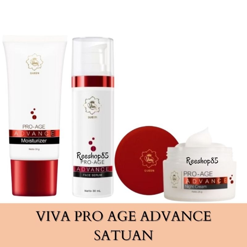 Jual VIVA Queen Pro Age Advance Series | Skincare Viva Anti Aging ...