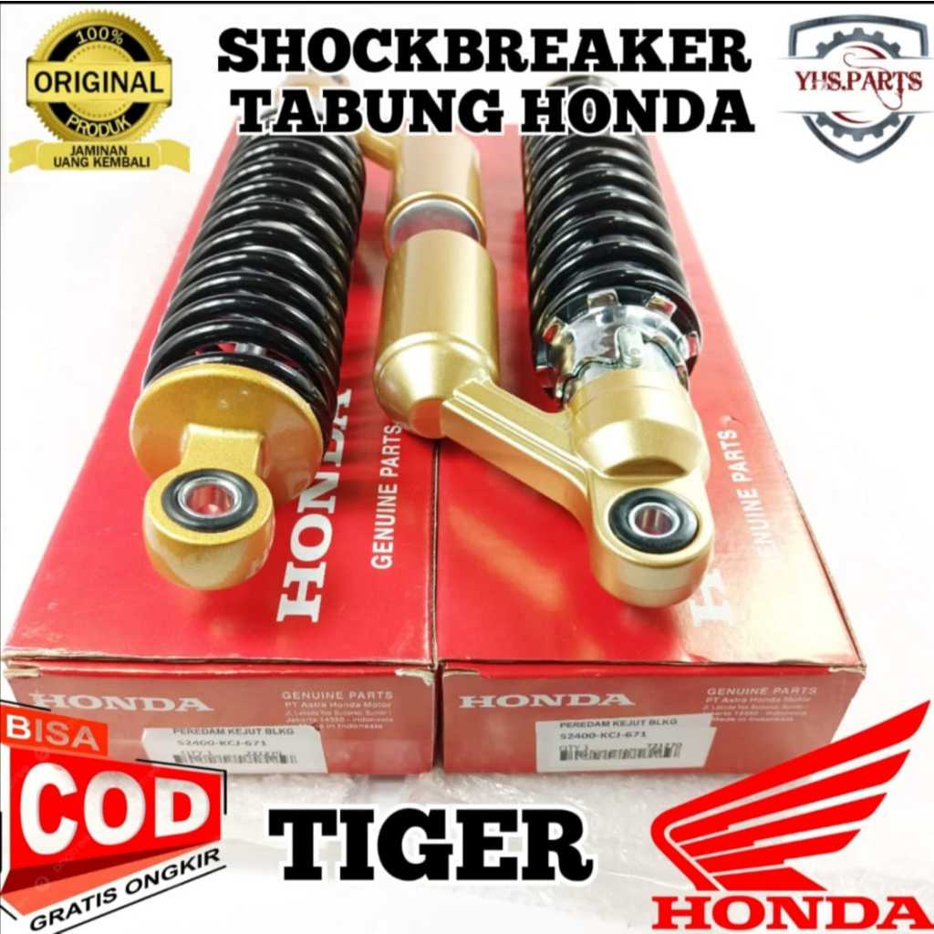 Jual ASLI ORIGINAL SHOCKBREAKER TABUNG BELAKANG HONDA AHM KCJ TIGER DIJAMIN PRESISI SHOK SHOCK ...